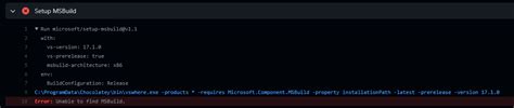Unable To Find MSBuild On Visual Studio 2022 Issue 73 Microsoft