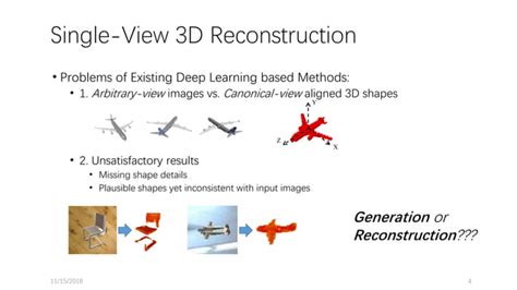 Deep Single View 3 D Object Reconstruction With Visual Hull Ppt