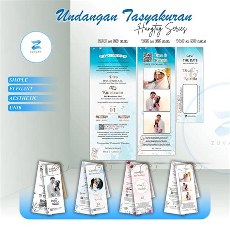 Jual UNDANGAN PERNIKAHAN UNDANGAN HANTAG HANG TAG MURAH NIKAH LAYER