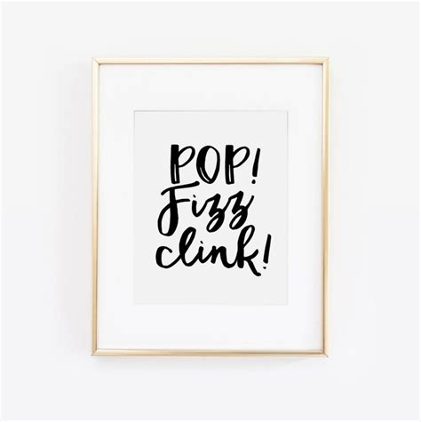 Pop Fizz Clink Pop Fizz Clink Print Bachelorette Party Etsy