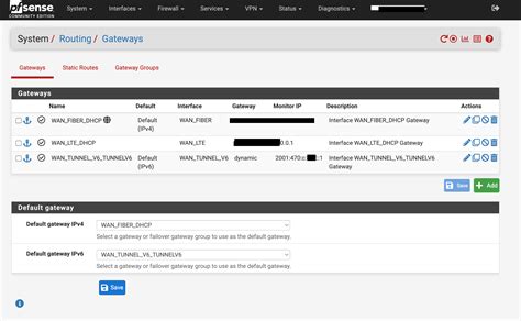 IPv6 No Default Gateway Over Interface Netgate Forum