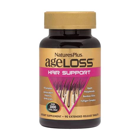 Диетическая добавка в таблетках Naturesplus Ageloss Hair Support