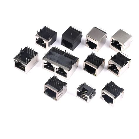 Rj45 Connector Socket Network Adapter With Without Led £1 50 Picclick Uk