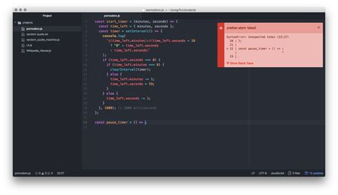 Esc To Close Is Missing On Error Message · Issue 2615 · Prettier