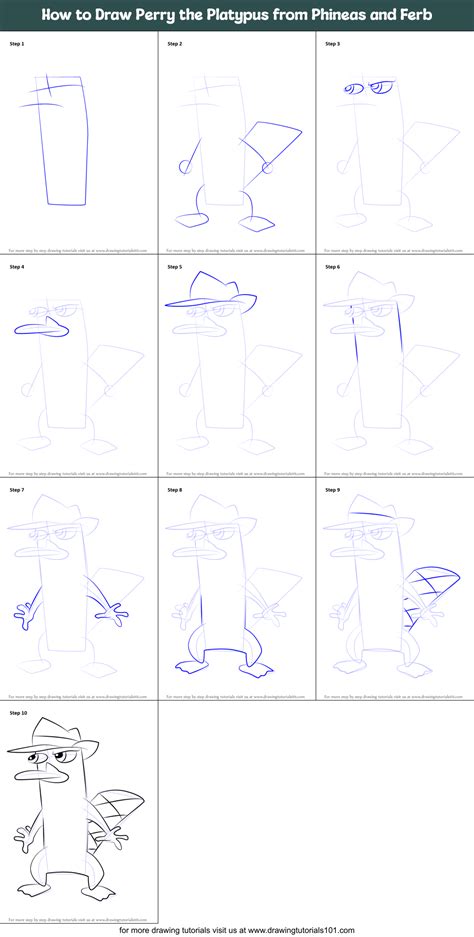 How To Draw Perry The Platypus Easy Step By Step This Wikihow Will