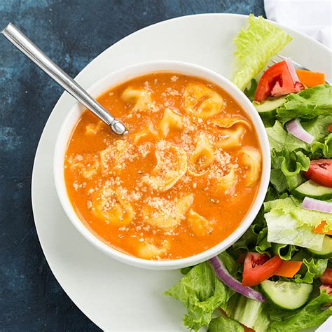 Creamy Tomato Tortellini Soup The Blond Cook