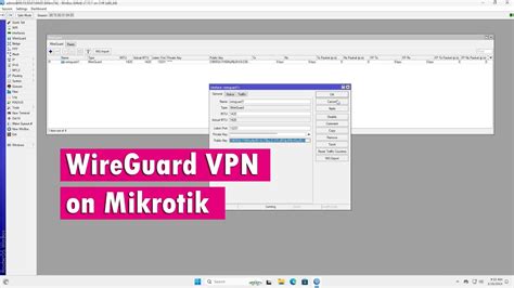 How To Configure WireGuard VPN On Mikrotik Router YouTube