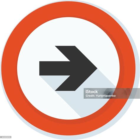 右箭頭標誌圖向量圖形及更多交通圖片 交通 交通標誌 剪裁圖 Istock