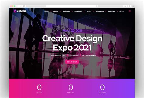 18 Best Events HTML Templates 2021