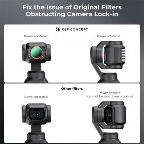 ND CPL Filters For DJI Osmo Pocket 3 K F Concept Lens Filters For