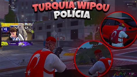 TRETA E TROCAÇÃO CONTRA POLÍCIA TURQUIA WIPOU ELES GTA RP HYPE