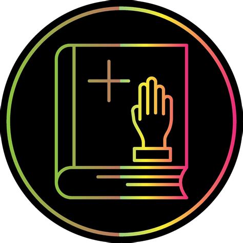 Oath Line Gradient Due Color Icon 39264806 Vector Art At Vecteezy