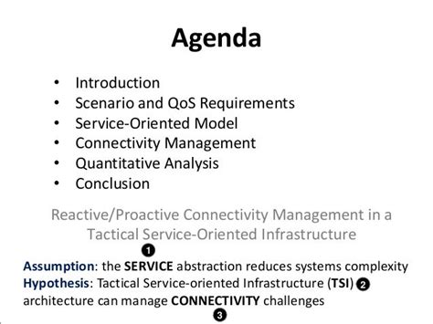 Reactiveproactive Connectivity Management In A Tactical Service Orie