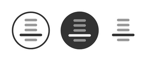 Format Separator Icon Isolated On White Background Flat Vector