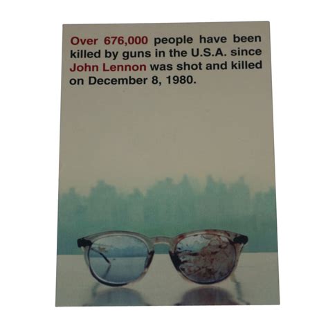 Yoko Ono Gun Control Postcard Beatle Memories
