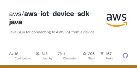 Github Awsaws Iot Device Sdk Java Java Sdk For Connecting To Aws Iot From A Device