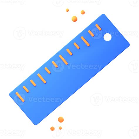 3d Ruler Scale Illustrations Render Of Precise And Versatile Ruler