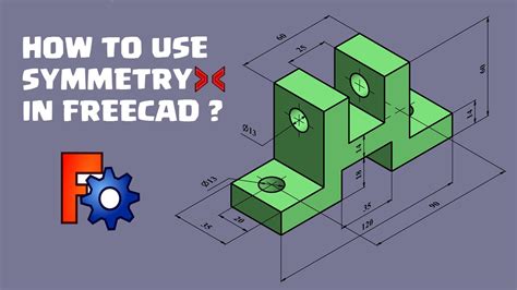 How To Use Symmetry Constraint In FreeCAD YouTube