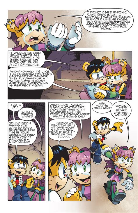Nicole Did Not Deserve This [archie Sonic The Hedgehog 221] R Sonicthehedgehog