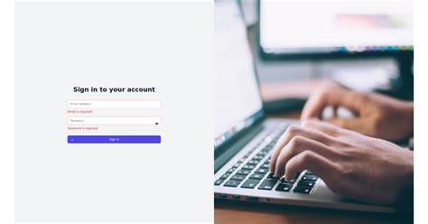 Login Page Free React Tailwind Component
