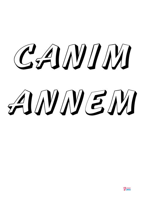 Canım Annem Pano Yazısı Annenin Okulu