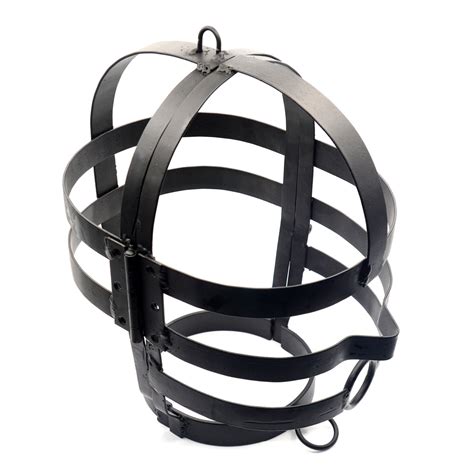 Head Cage Punishment Mask Steel Mask Iron Bondage Mask Pillory Shame