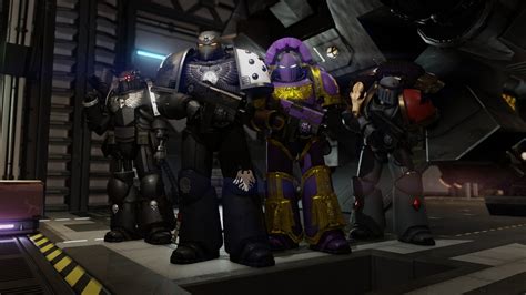 Some Heresy Style Space Marines Made In The Xcom 2 Mod R Warhammer40k