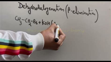 Dehydrohalogenation Of Alkyl Halides Dehydrohalogenation