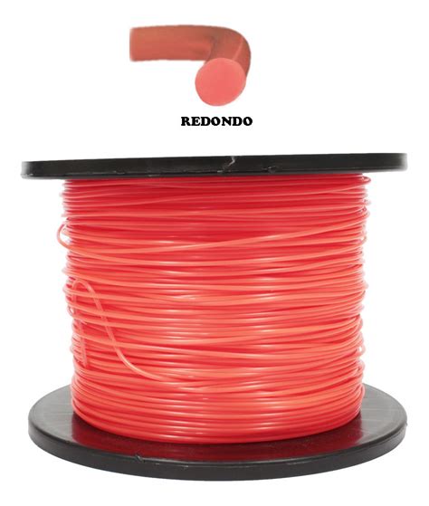 Kit Bobina Fio Nylon Redondo Para Roçadeira mm kg Parcelamento sem juros