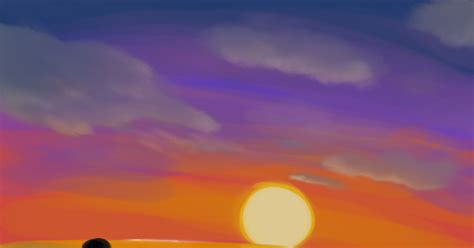 風景 夕焼け 夢爾狐のイラスト Pixiv