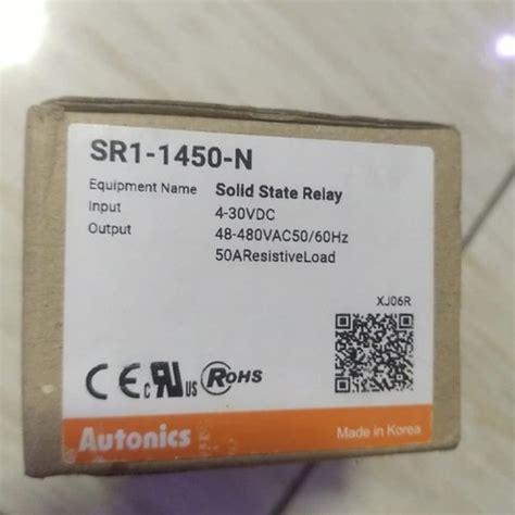Jual Solid State Relay Autonics Type Sr1 1450 N 50a Kab Tangerang Toko Dunia Listrik 07