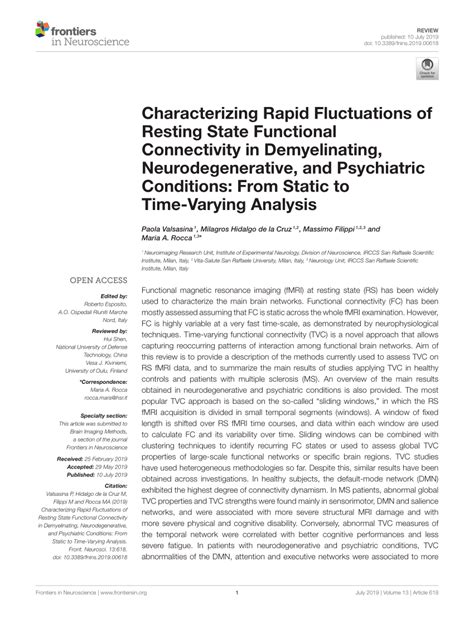 Pdf Characterizing Rapid Fluctuations Of Resting State Functional Connectivity In