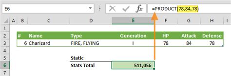 How To Multiply Numbers Using Excel Product Function With Formula How To Multiply Numbers Using Excel Product Function With Formula