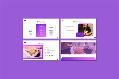 Infinity Glow Powerpoint Templates Incl Beauty And Woman Envato