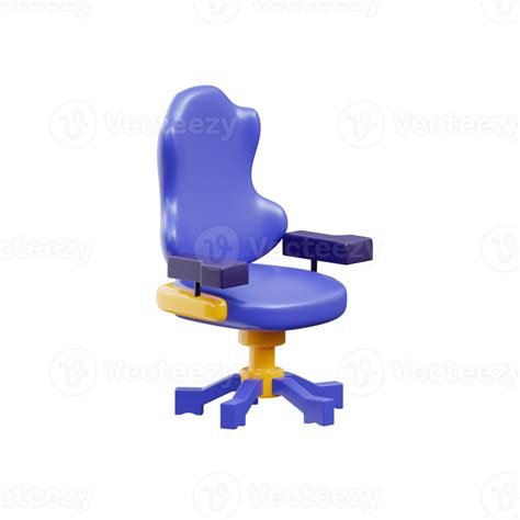 3d Modern Ergonomic Office Chair Design 51815844 Png