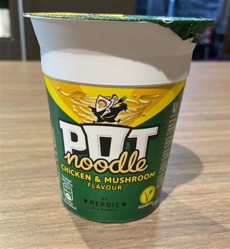 Pot Noodle Chicken And Mushroom Kalórie Kj A Nutričné Hodnoty