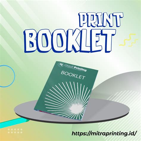 Print Booklet Ukuran A4 A5 Harga Murah Mitra Printing