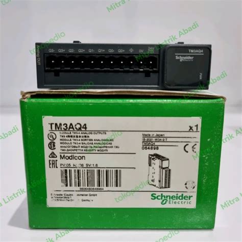 Jual Schneider Modicon TM3AQ4 Module TM3 4 Analog Outputs Jakarta Pusat Mitra Listrik Abadi