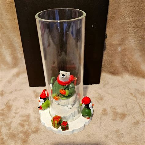 Yankee Candle Accents Yankee Candle Company Polar Bear Ice Fishing
