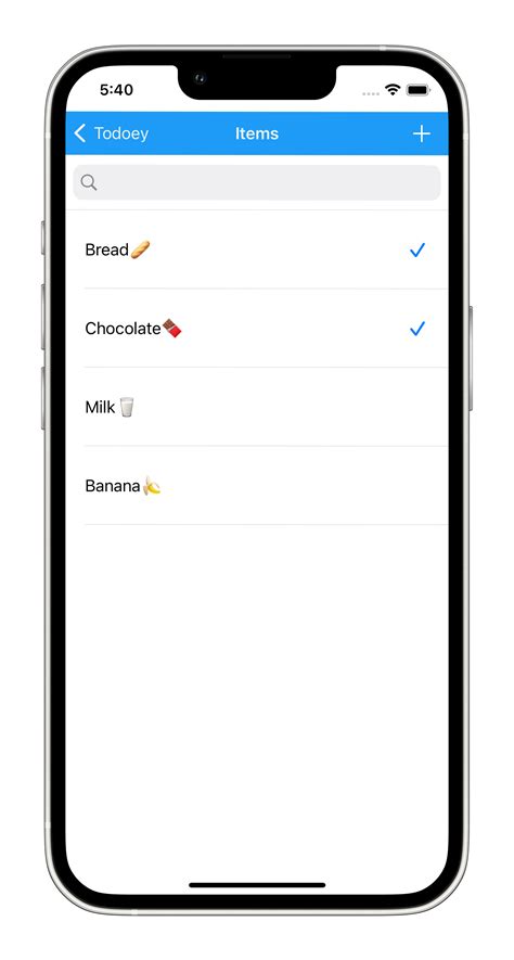 A To Do List Ios App Utilizing Core Data
