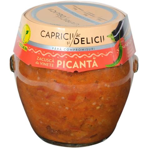 C D ZACUSCA PICANTA 290G 6PCS ROMANIAN PRODUCS