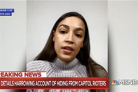 Rep Alexandria Ocasio Cortez Describes Living Through The Jan 6