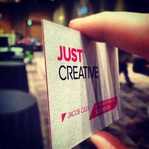 Jacob Cass From Just Creative Printed By