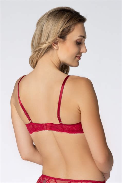 Push Up Bra Padded Cup Patricia Color Red