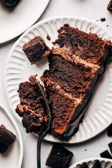 Fudgy Triple Layer Brownie Cake Butternut Bakery