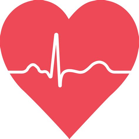 Hart Met Bloed Pols Pictogrammen Symbool Gezondheid 22447904