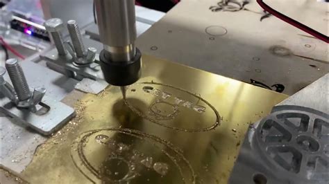 Cnc 3018 Pro Engraving And Cuting Coper Youtube