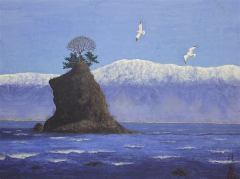 「富山湾と北アルプス」 By 渓翠｜artmeter｜暮らしを彩るアートが、きっと見つかる