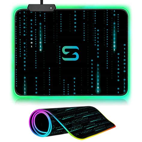 Gamingowa PodkŁadka Pod Mysz MyszkĘ Na Biurko Do Komputera Pc Rgb