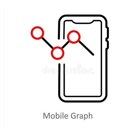 Mobile Graph Stock Illustration Illustration Of Screen 339790559